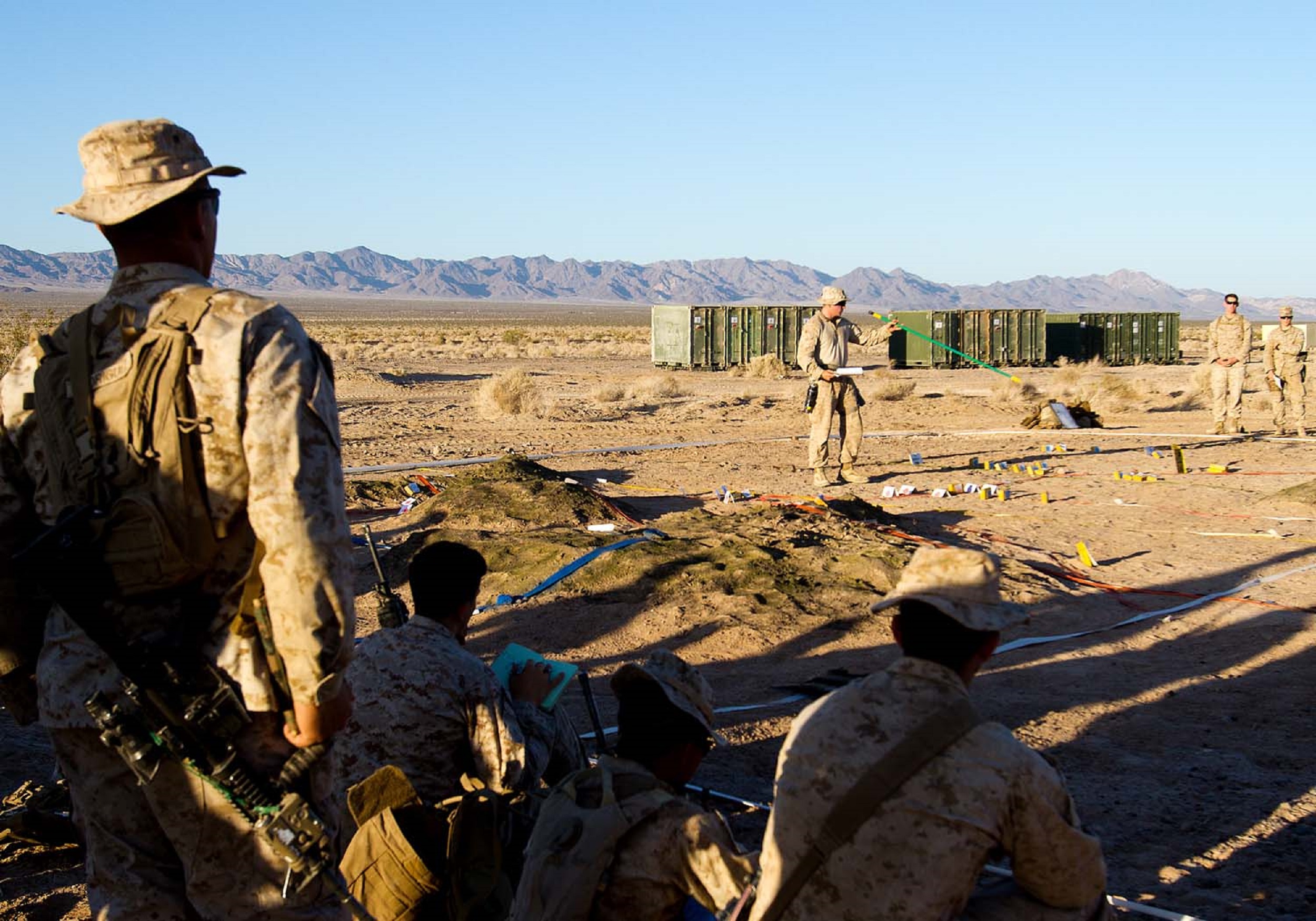 Fighting Fifth conducts command and control tactics training during ...